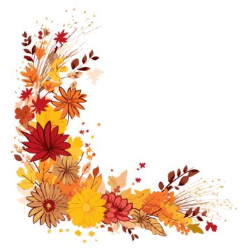 Autumn Flowers Clipart