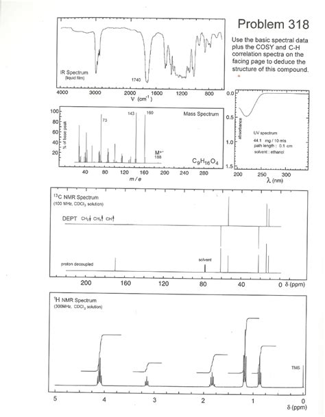 solved problem 318 man use the basic spectral data plus the