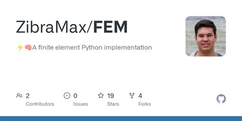 Github Zibramaxfem ⚡🧠a Finite Element Python Implementation