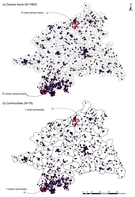 Spatial Aggregation Scales Of The Realised Observed Cases The Observed