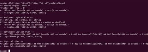 Understanding The Optimized Logical Plan In Spark
