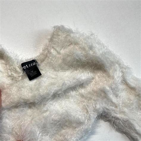 Early 2000s Wet Seal Plush Off The Shoulder Sweater Gem