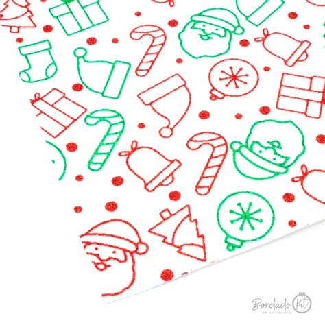 Paño Lency Navidad Bordado Kit