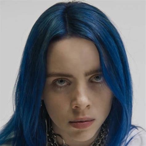 Pin By ‽¿ On ︎billie Eilish ︎ Blue Hair Billie How To Draw Hair