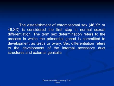 Sex Determination And Differentiation Ppt