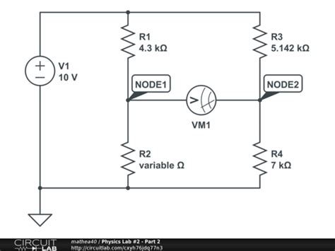Physics Lab 2 Part 2 Circuitlab Physics Lab 2 Part 2 Circuitlab