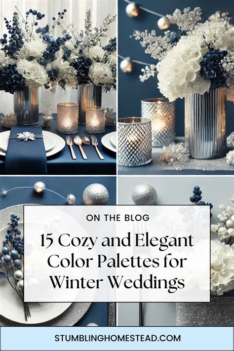 15 Winter Wedding Color Palettes Breathtaking Combinations For A