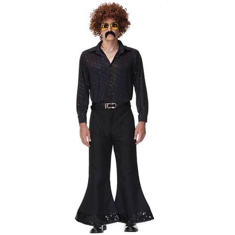 Cổ Điển 70 Của 80 Của Hippies Disco Trang Phục Người Đàn Ông Âm Nhạc Lễ