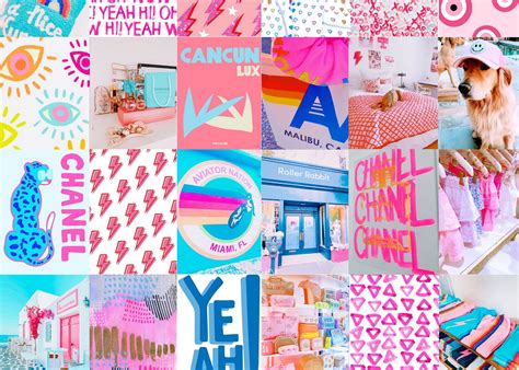 Cute Preppy Collage Wallpaper Style Your Space