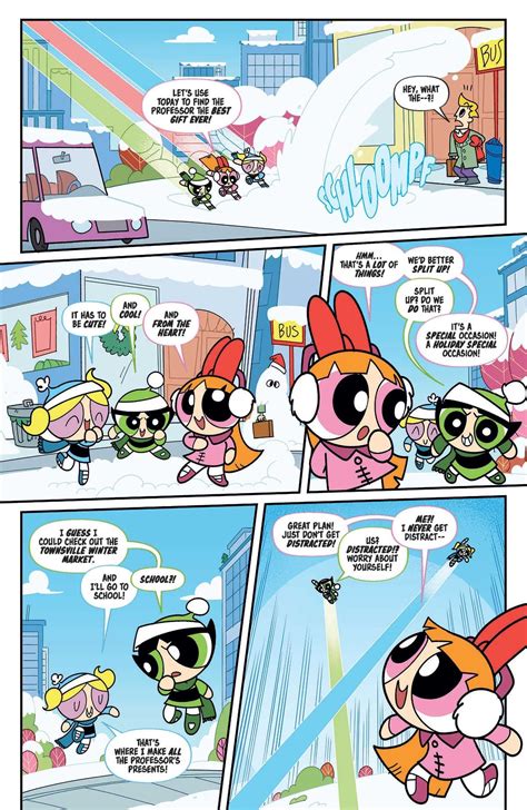 Powerpuff Girls Winter Snowdown Showdown 1 Preview Tinsel Trouble