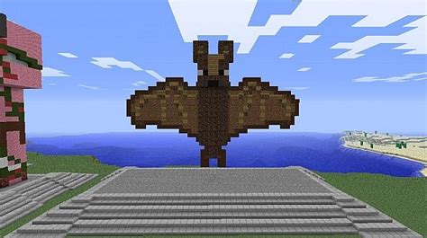 Mob Statues Witch And Bat Minecraft Map