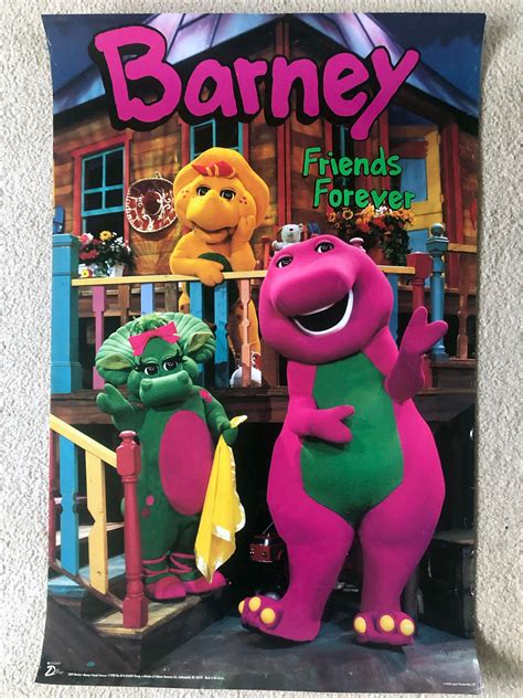 Barney Friends Forever Poster By Jamesmuchtastic On Deviantart