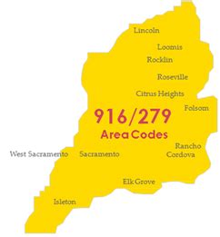 916 279 Area Code Overlay