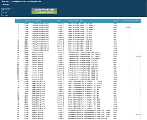 Ifrs 16 Lease Accounting For Lessors Excel Calculation Model Template
