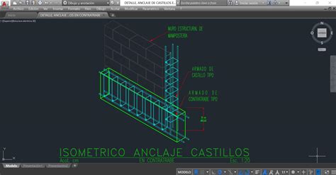 Gráfico De Anclaje Con Detalles Clave Manual Software De DiseÑo
