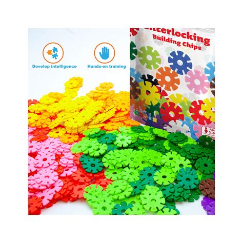 Picassotiles Building Chip Interlocking Disc Construction Blocks In Co