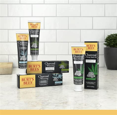 Burts Bees Charcoal Fluoride Free Toothpaste Zen Peppermint 47 Oz