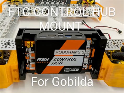 Ftc Robotics Rev Control Hub Mount For Gobilda Free 3d Print Model