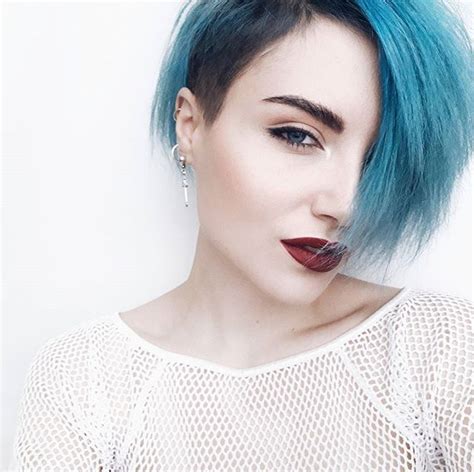 Blue Pixie Hair Cut Ideas ФОТОГРАФ МАРИУПОЛЬ КИЕВ Evaleenage
