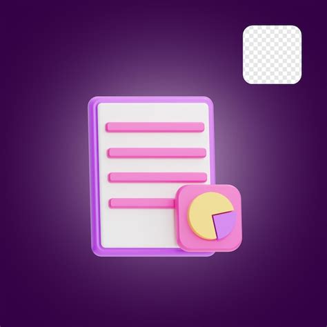 Analyser Licône De Lentreprise Avec Graphique à Tarte Illustration 3d