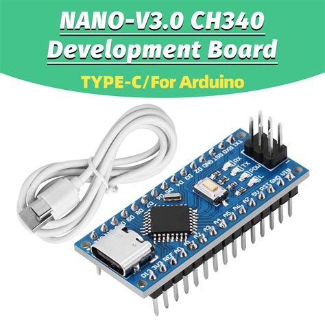 nano v3 0 ch340 development board atmega328p au controller board with