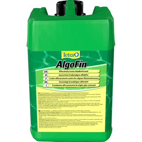 Traitement de l'eau Matériel de Bassin Anti-Algues Tetra Pond AlgoFin ...