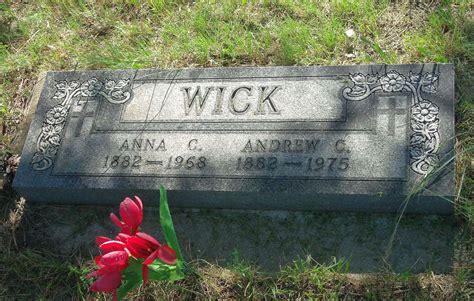Anna Catherine Weston Wick 1882 1968 Mémorial Find A Grave