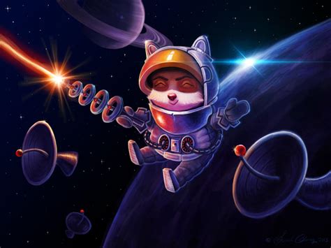 Astronaut Teemo Illustration By Sarara182 On Deviantart