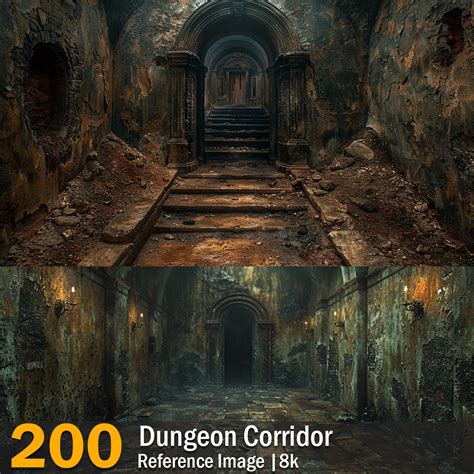 Artstation Dungeon Corridor Reference Images 8k Artworks