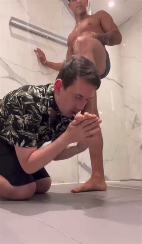 Superior Alpha Being Worshipped And Devoured By Faggot
