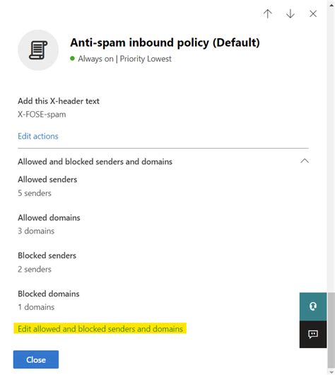 whitelist an email address or a domain in microsoft 365 bemo docs