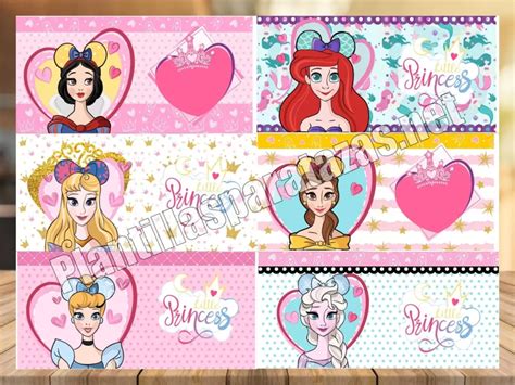 13 Plantillas Para Sublimar Tazas De Princesas Disney