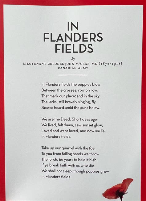 Each Poppy Is 1000 Lives Lost Ww1 Museum Kansas City Missouri The