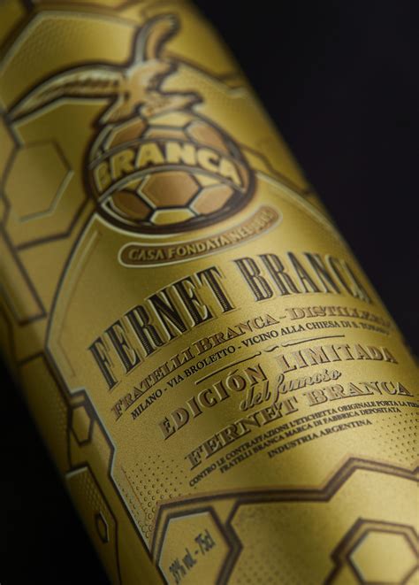 Dorada Edición Limitada De Fernet Branca Rincon Bon Vivant