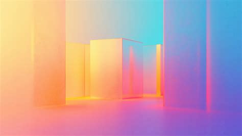 Gradient Glass Wallpaper 4k Artistic Glassware Contemporary Decor