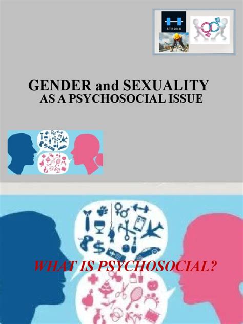 Gender And Sexuality A Psychosocial Overview Pdf