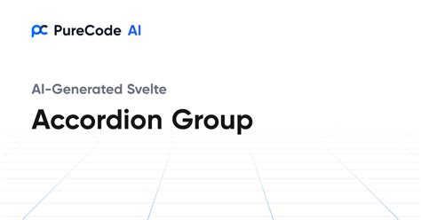 build great svelte accordion group components faster using ai tools