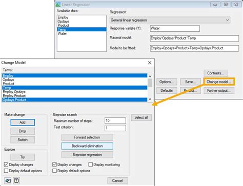 Exploring Multiple Linear Regression Techniques In Genstat Vsni
