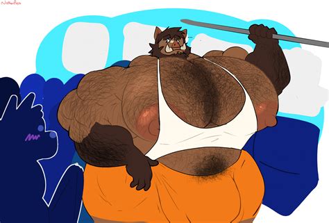 Rule 34 Anthro Arm Hair Belly Belly Hair Big Bulge Big Muscles Big Nipples Big Pecs Body Hair