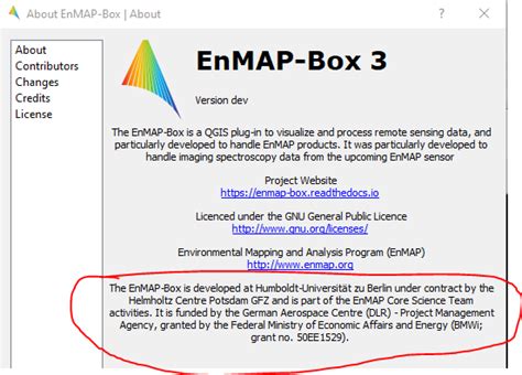 Improve About Enmap Box Widget · Issue 150 · Enmap Boxenmap Box · Github