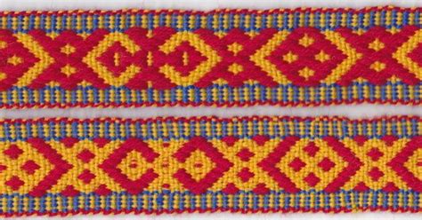 Weaving A Sámi Band With 11 Pattern Threads Sámi Shoe Band I Saw This