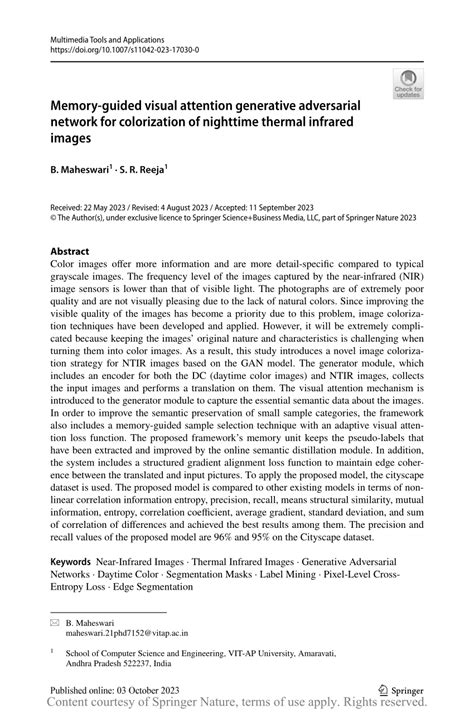 Memory Guided Visual Attention Generative Adversarial Network For Colorization Of Nighttime