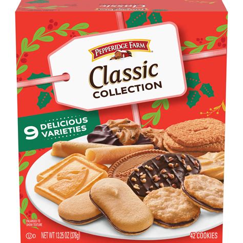 Pepperidge Farm Holiday Classic Cookie Collection 9 Cookie Varieties