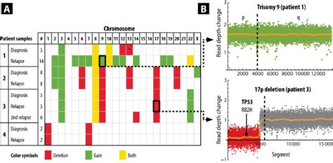 Figure E4 Comparison Of Copy Number Alterations Between Diagnosis And