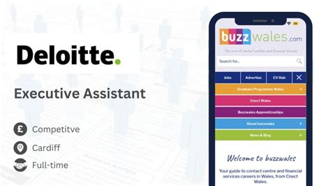 Executive Assistant Deloitte Buzz Wales Jobs
