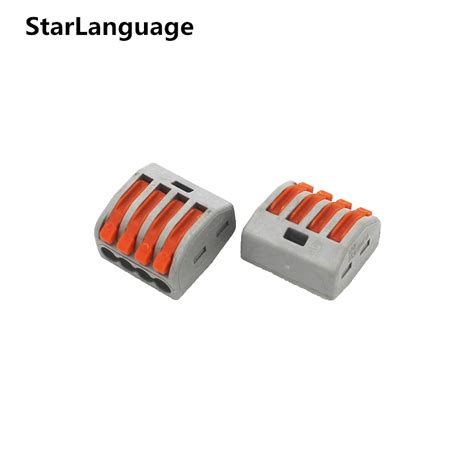 10Pcs PCT 214 PCT214 WAGO 222 414 Universal Compact Wire Wiring ...