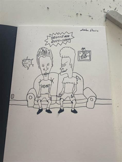 I Tried My Best To Draw Beavis And Butt Head R Beavisandbutthead