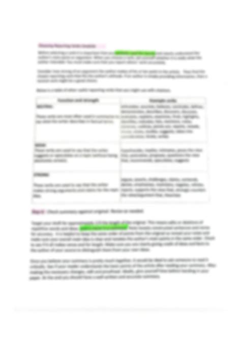 SOLUTION Steps For Writing A Formal Summary With An Example Studypool