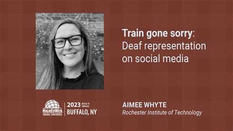 Train Gone Sorry Deaf Representation On Social Media Membership