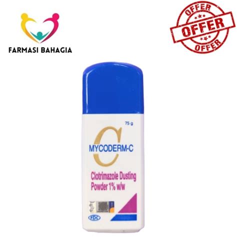 [ Exp 7 2027 ] Mycoderm C Clotrimazole Dusting Powder 75g Shopee Malaysia